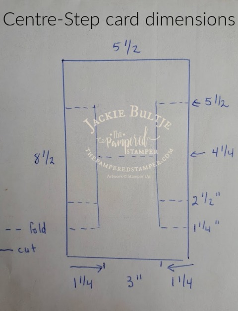 Centre-Step Card - The Pampered Stamper