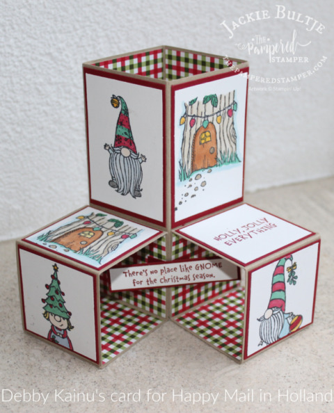 Triple Cube Card and More Happy Mail! - The Pampered Stamper