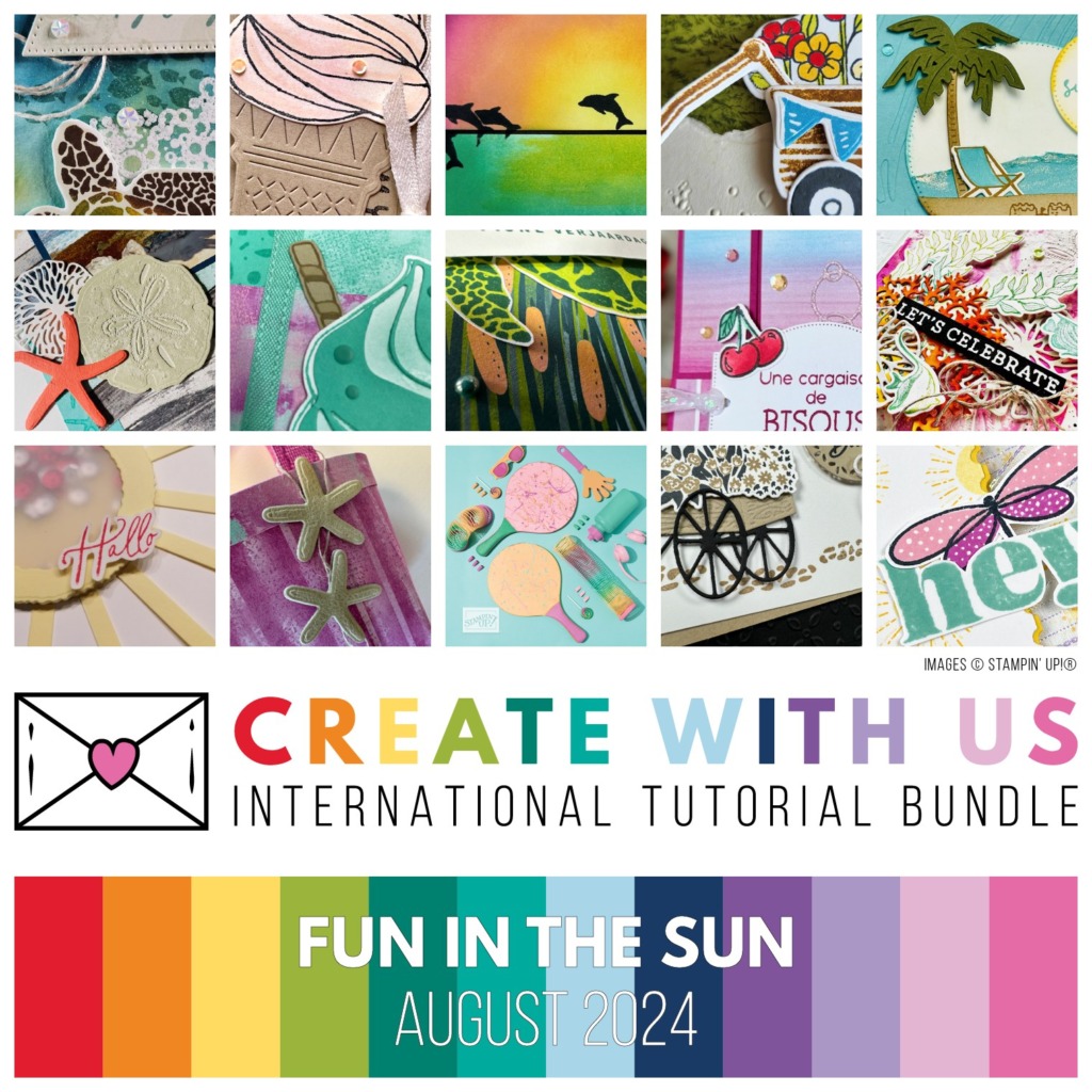 Fun in the Sun Card Making Tutorial Bundle - The Pampered Stamper