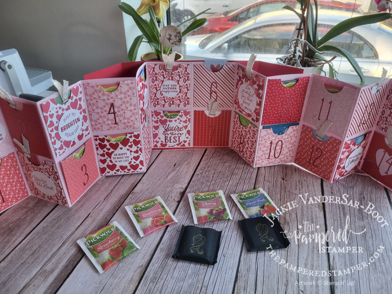 Valentine's Countdown Accordion Surprise Treat Holder - The Pampered ...